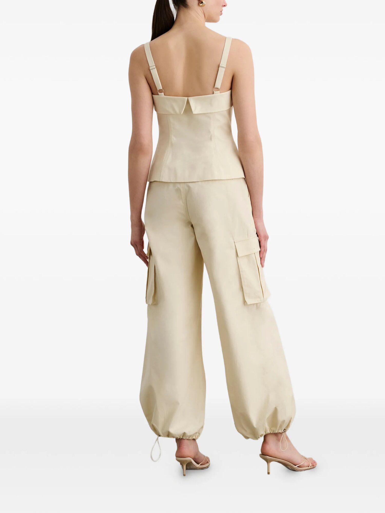 Брюки TOCCIN Wide-leg cargo pants, размер 8, разноцветный — фото 1