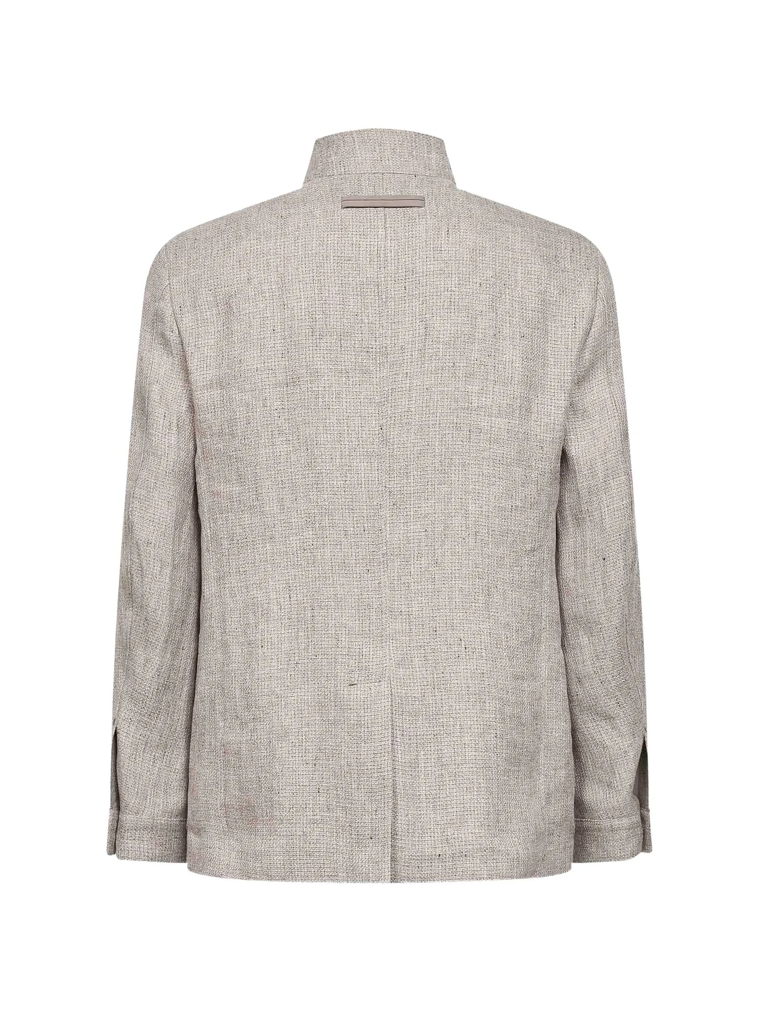 Куртка Ermenegildo Zegna Il Conte Oasi button micro-check jacket, размер 48, разноцветный — фото 1