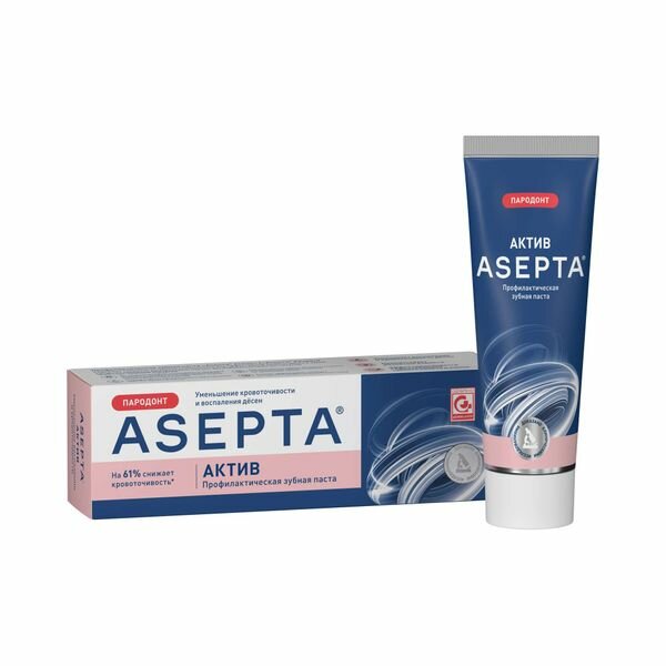 Паста зубная профилактическая Асепта 75г