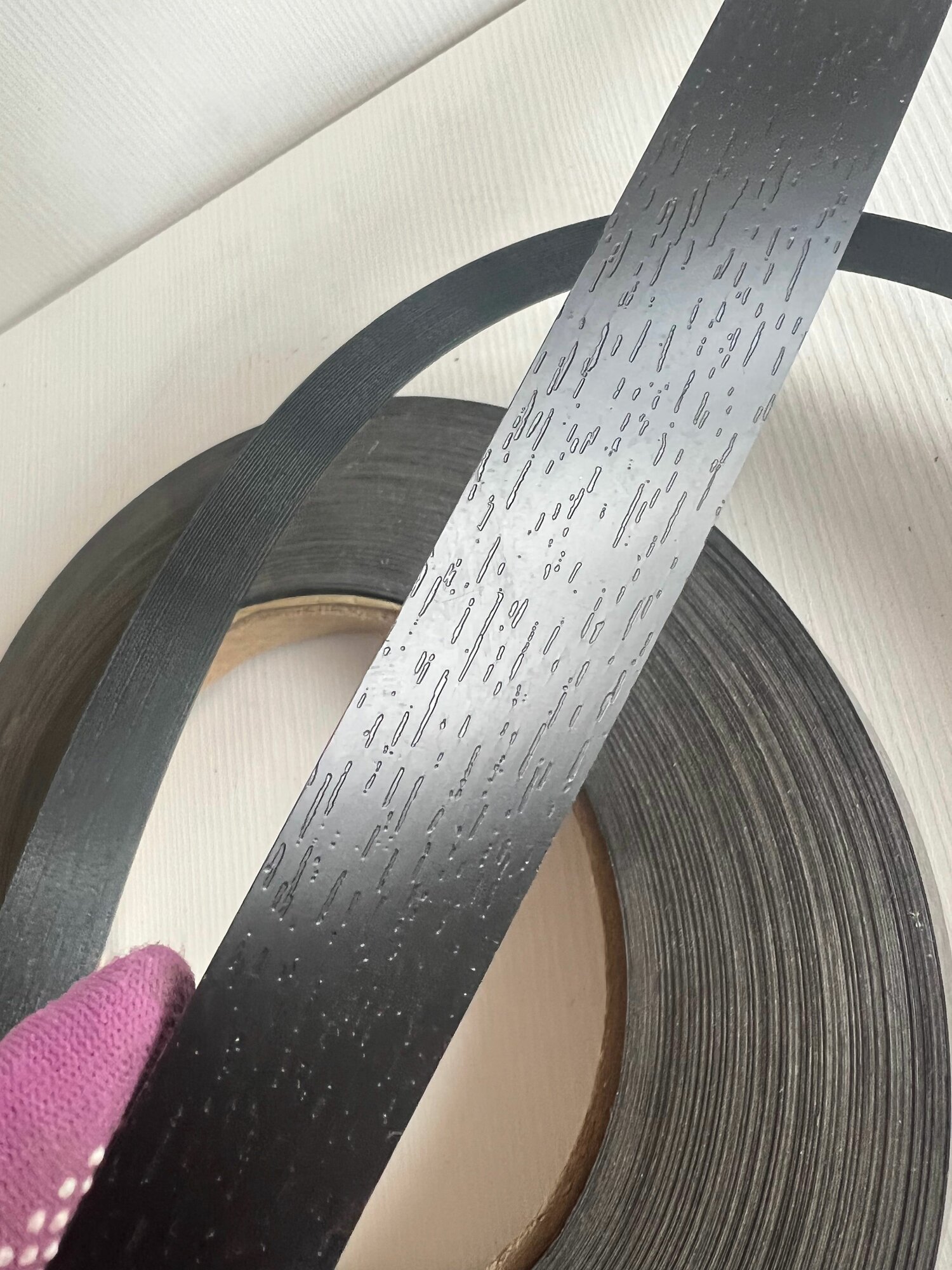 Кромка ПВХ для ЛДСП, 0,4х19 мм, NERO черный, 5 метров