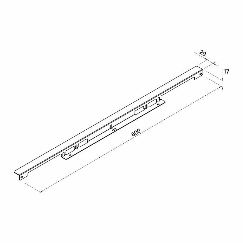 Термоизоляционная планка для духового шкафа универсальная (комплект), ДСП 16