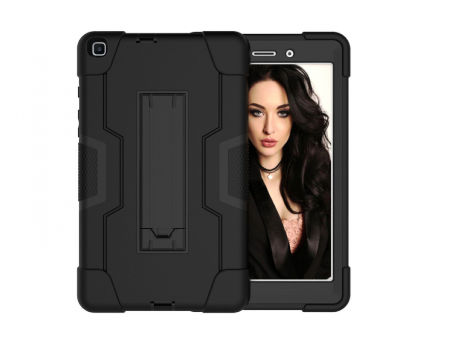 Противоударный чехол-бампер-пенал Чехол. ру для Samsung Galaxy Tab A 8.0 (2019) SM-T290 / T295 черный