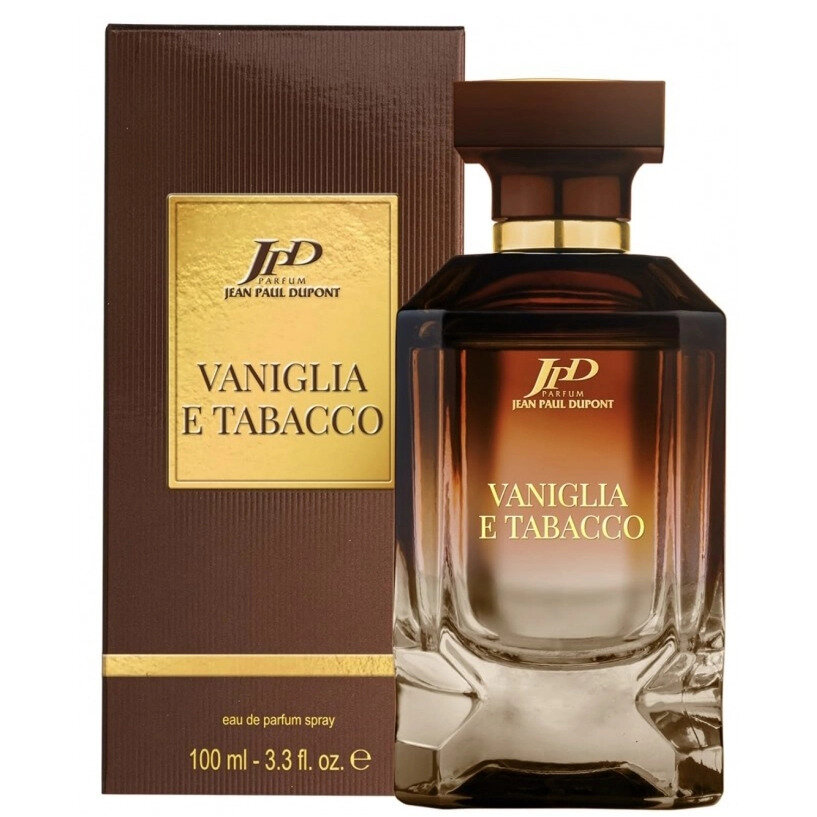 Туалетная вода Jean Paul Dupont Vaniglia E Tabacco 100 мл / Духи Жан Поль Дюпонт Ванилья И Табако / Ваниль и Табак