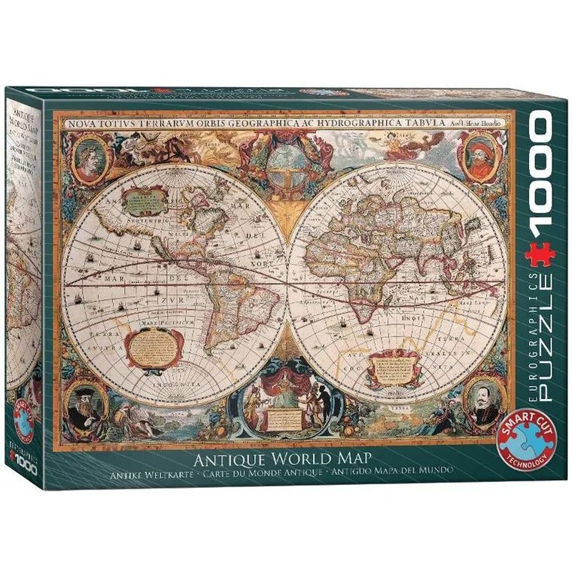 Пазл Eurographics - "Карта мира, Orbis Geographica" 1000 эл. - 6941882