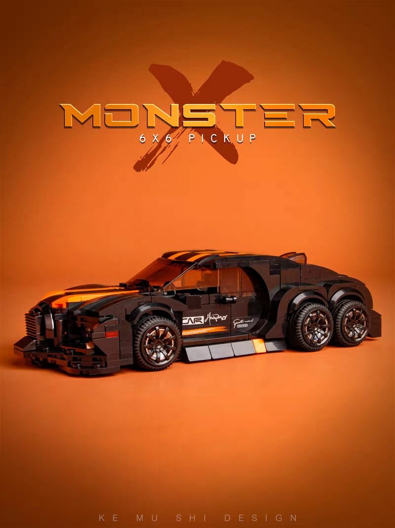 Конструктор Модифицированный автомобиль Бугатти, 542 деталей, Brick Cool-KC002, подарочная модель.