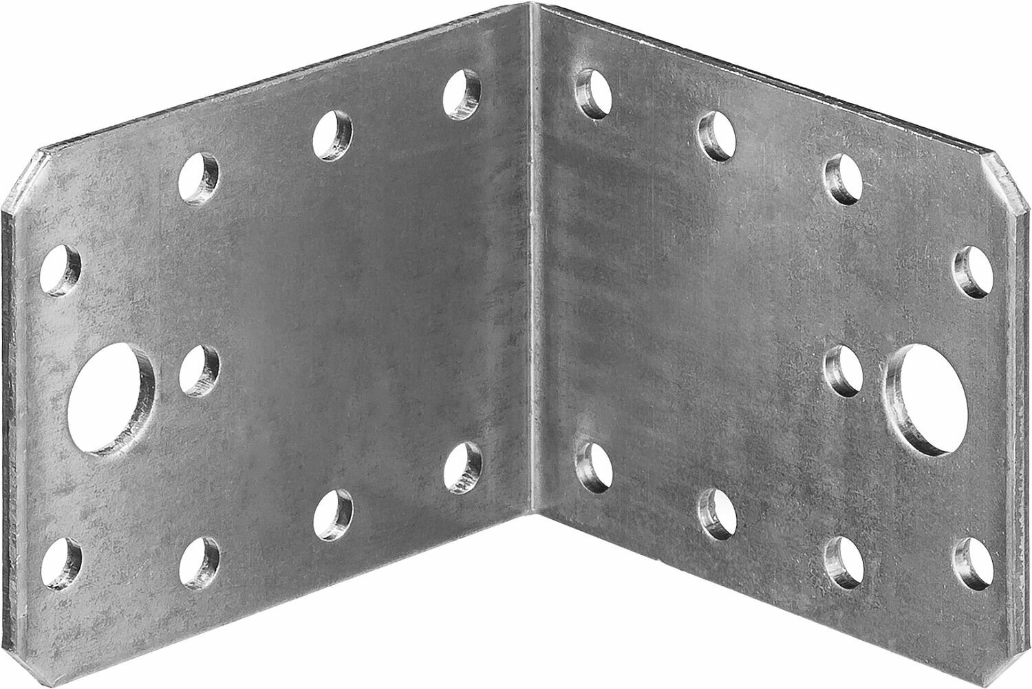 ЗУБР УК-2.5, 55 x 70 x 70 x 2.5 мм, цинк, крепежный уголок (31012-70) 20 шт.