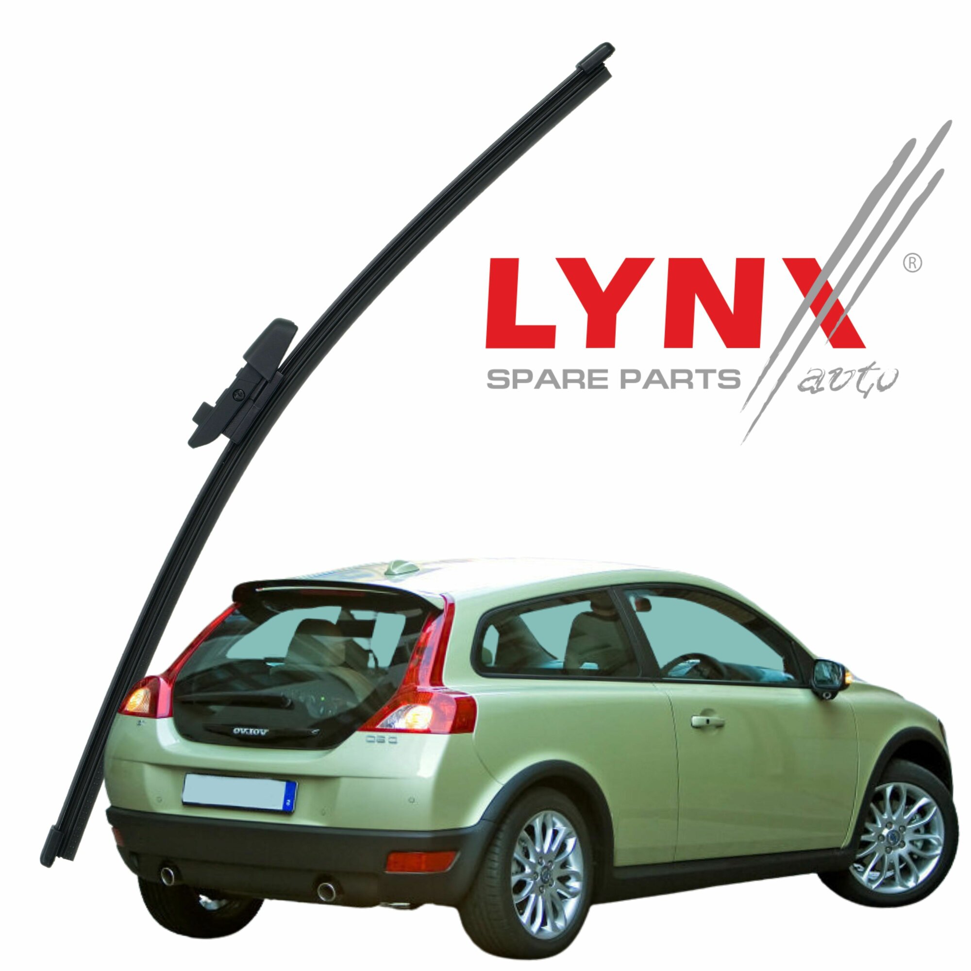 Дворник задний Volvo C30 MK / Вольво Ц30 2006 / 2007 / 2008 / 2009 Щетка стеклоочистителя задняя, 400мм