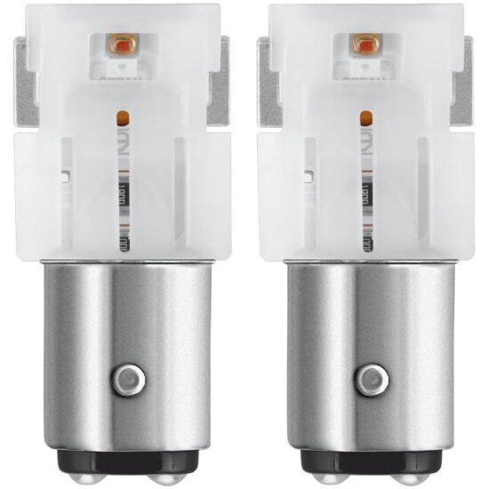 Лампа автомобильная Osram LEDriving SL P21/5W BAY15d Red 1.4/0.4W, 2шт, 7528DRP-2BL