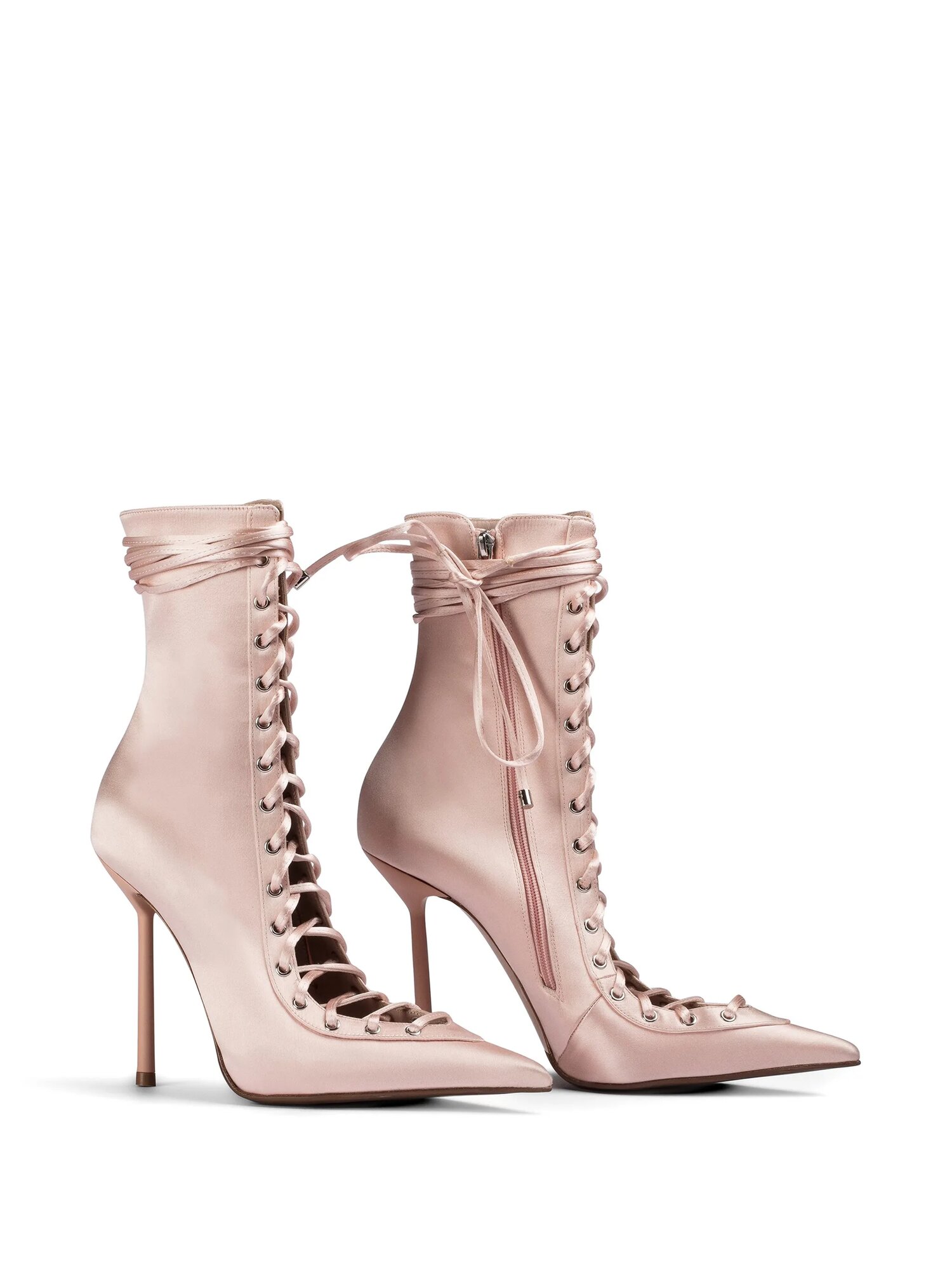 Ботинки Le Silla Colette lace-up ankle boots, размер 36, розовый — фото 1