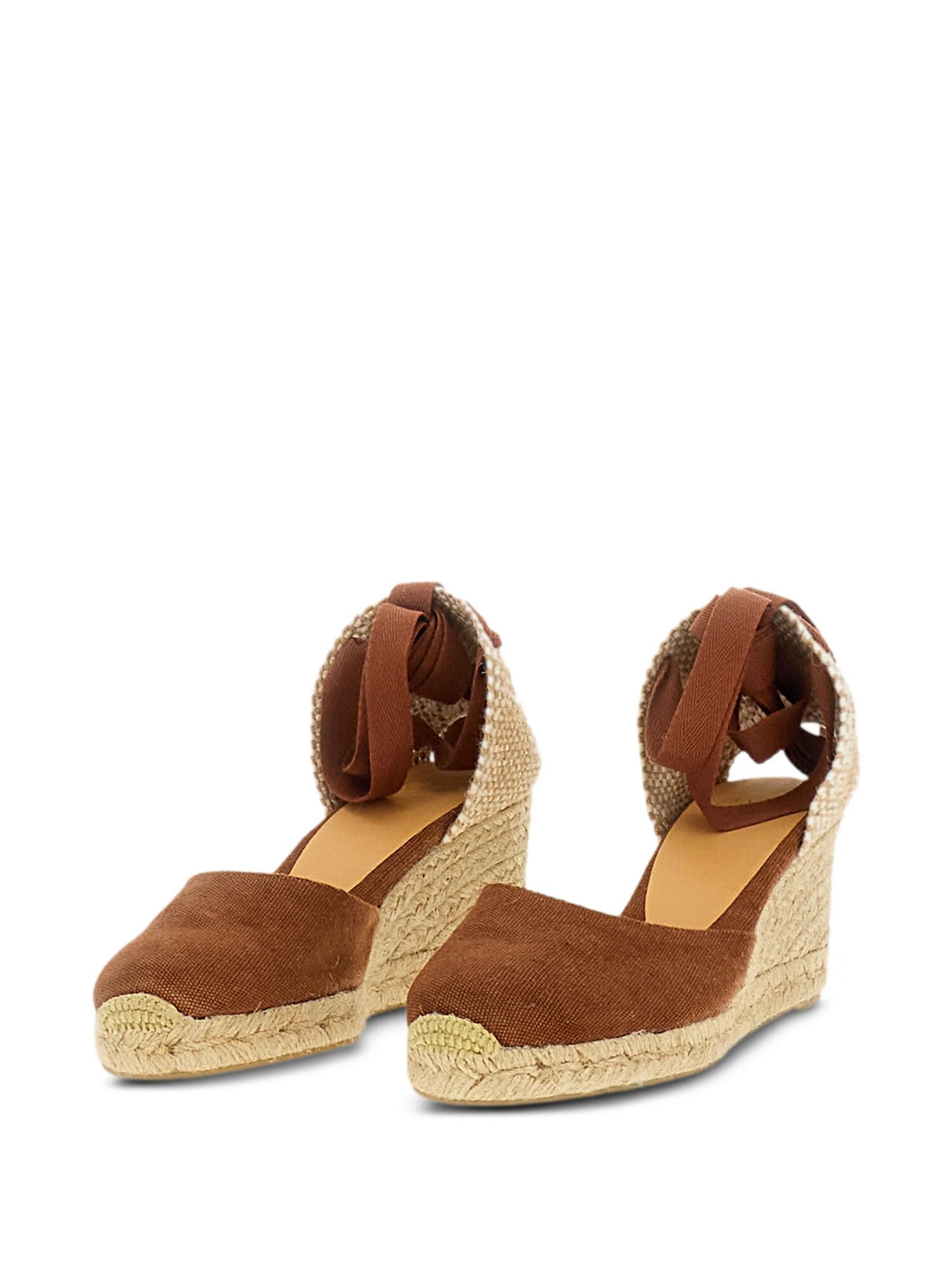 Эспадрильи Castaner Lace-up wedge espadrilles, размер 41, brown — фото 1