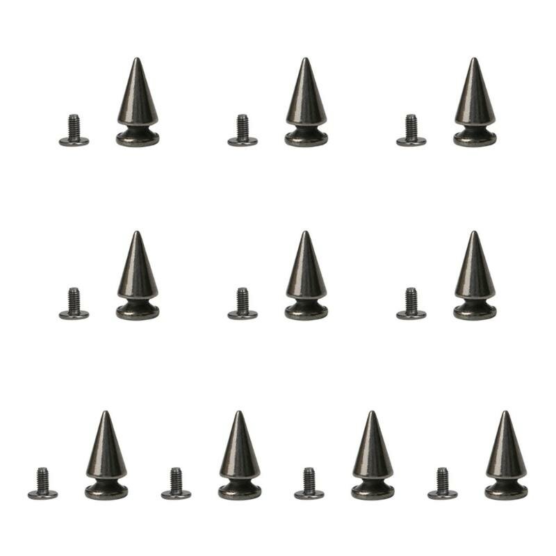 Бронзовые заклёпки для ремней и ошейников, пистолет черный - 19 Башен-близнецов 10х20