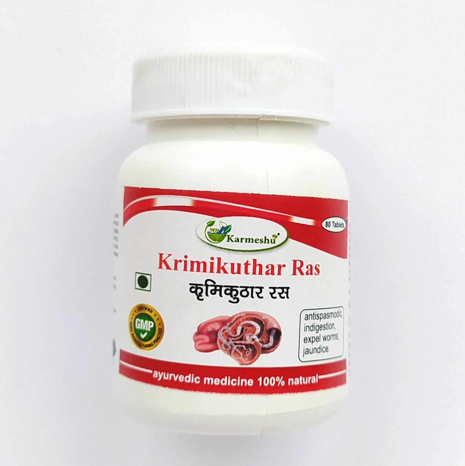 Кримикутхар рас 80 Таблеток 250 МГ Кармешу Karmeshu