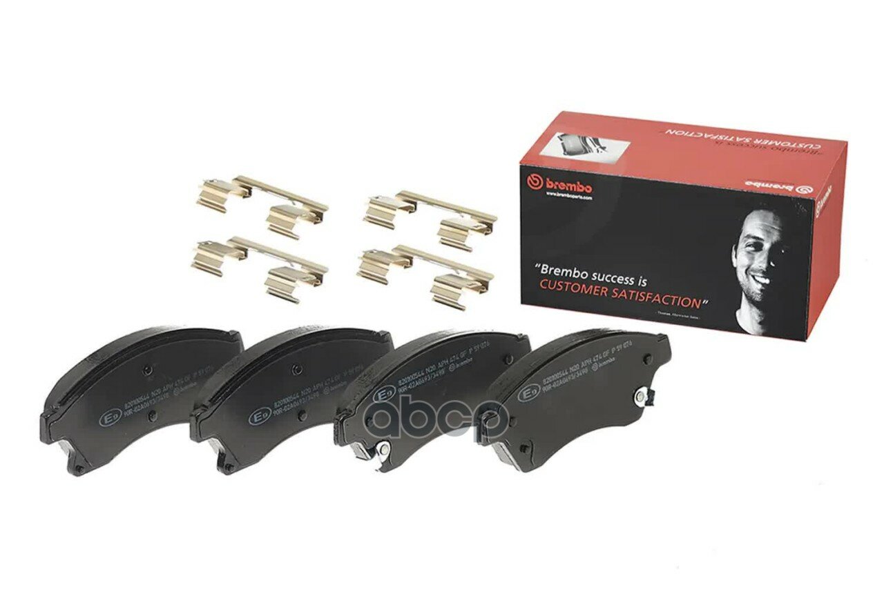 Колодки OPEL ASTRA MK VI J SPORTS TOURER 12/12=> Brembo арт. P59076