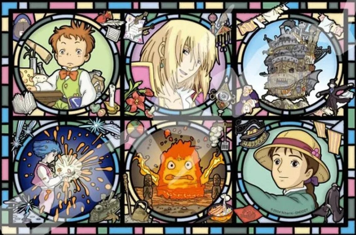 Набор алмазной вышивки 5D "Студия Ghibli" 20x30