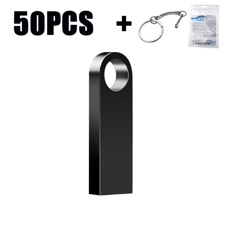 USB-флешка 2GB, черная, 50шт