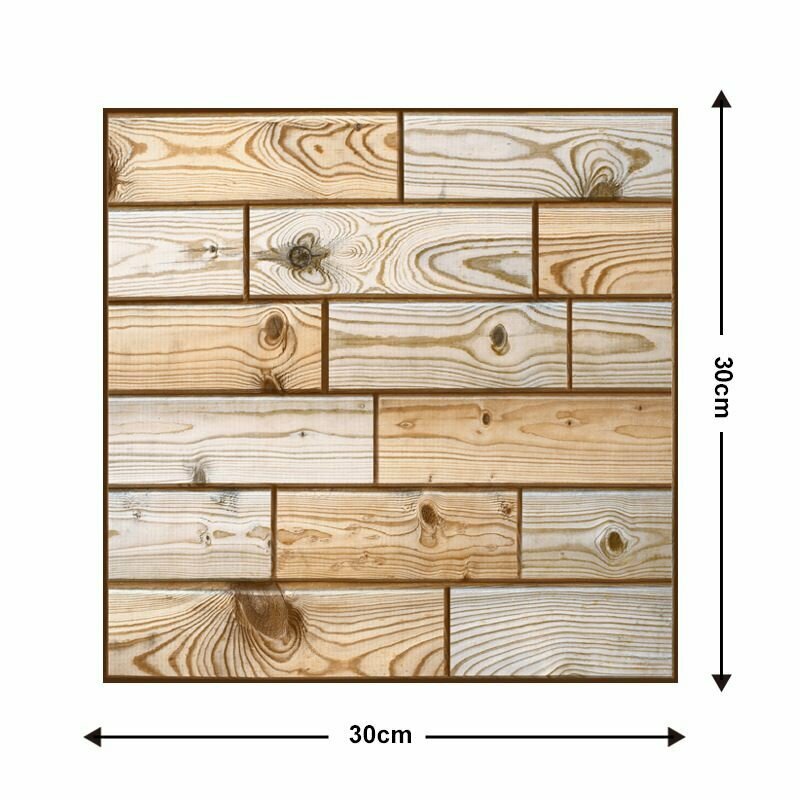 Панели (комплект 10 шт) самоклеющиеся для стен декоративные, 3D, мягкие 30х30 см, толщина 3 мм, Материал ПВХ, водонепроницаемый