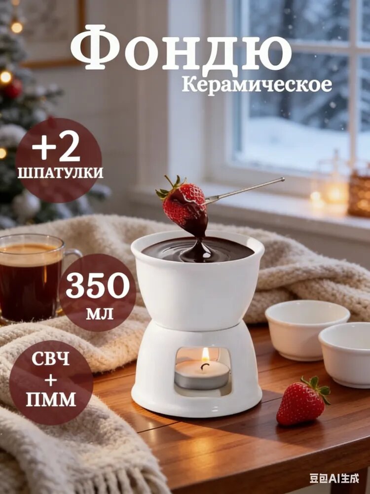 Набор для фондю 0.32 л, количество персон: 4