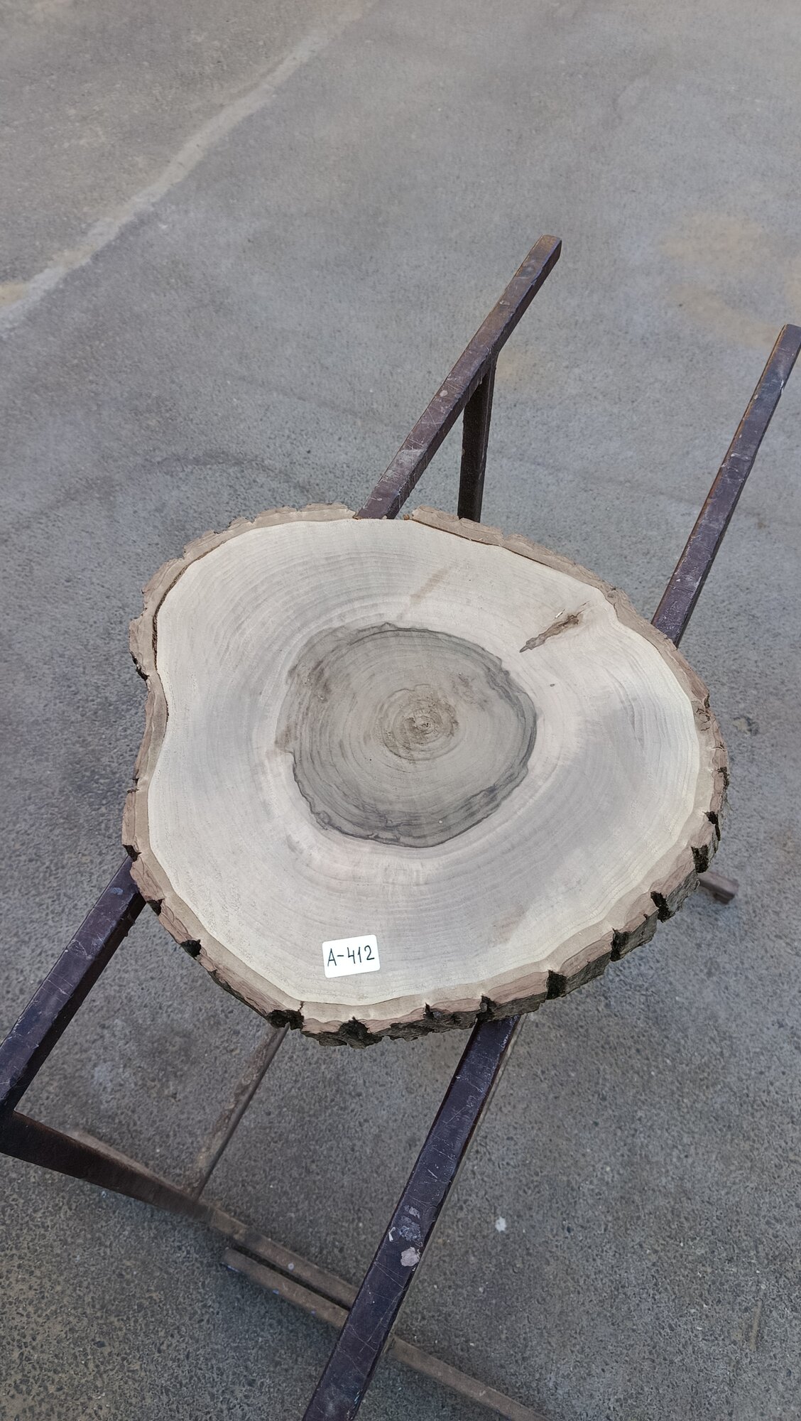 Спил из ореха 37х36х3 см(А412), высушенный и фрезерованный спил дерева