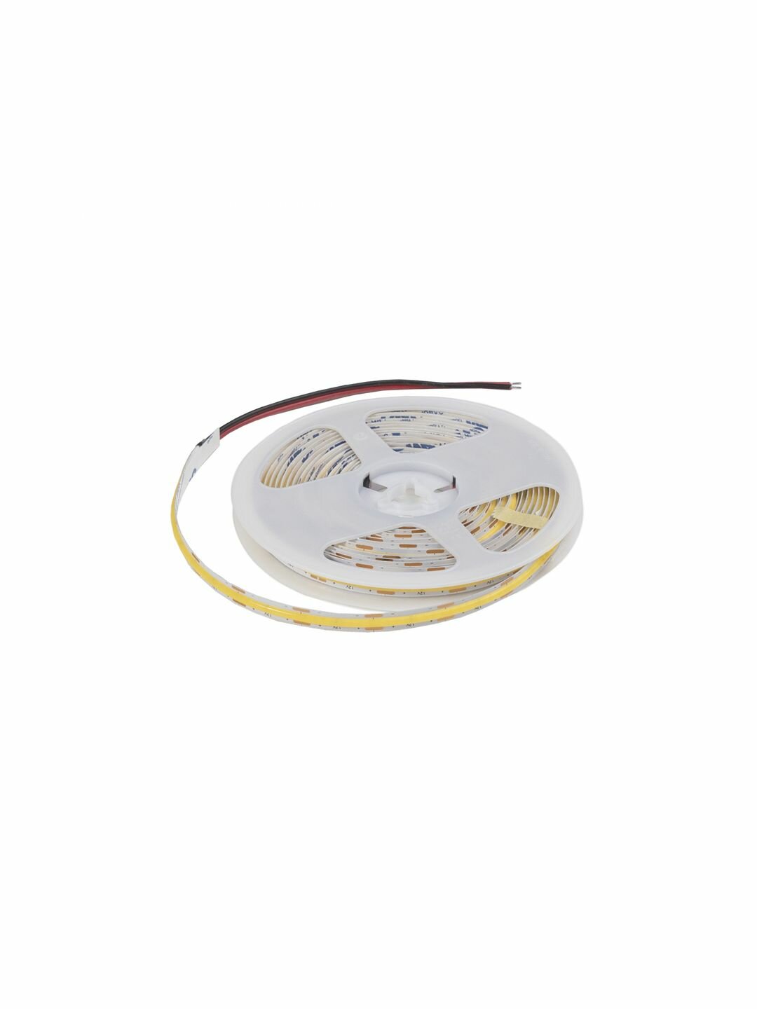 Лента светодиодная COB - 15W/m, 12V, 8мм, 480 д/м, IP20, теплый белый (3000K), CRI>90, 1000 Lm, 5м