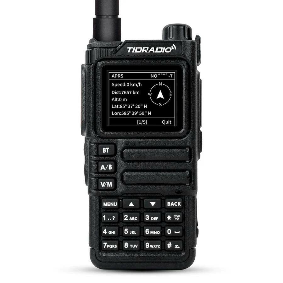 Рация Tidradio TD-H9, 10 Вт, авиа, FM, NOAA, GPS/APRS, Bluetooth