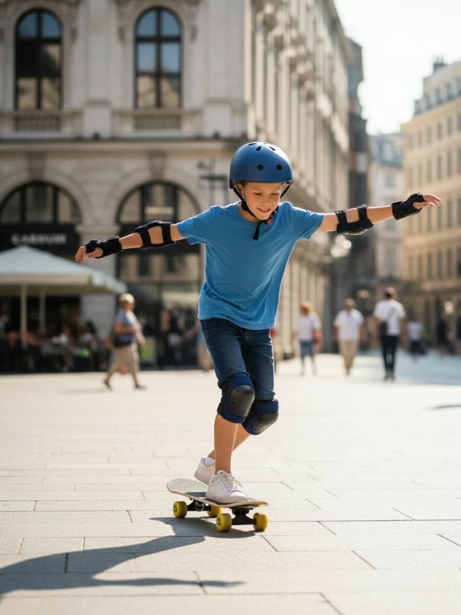 Скейтборд деревянный детский подростковый 60/15/8 см