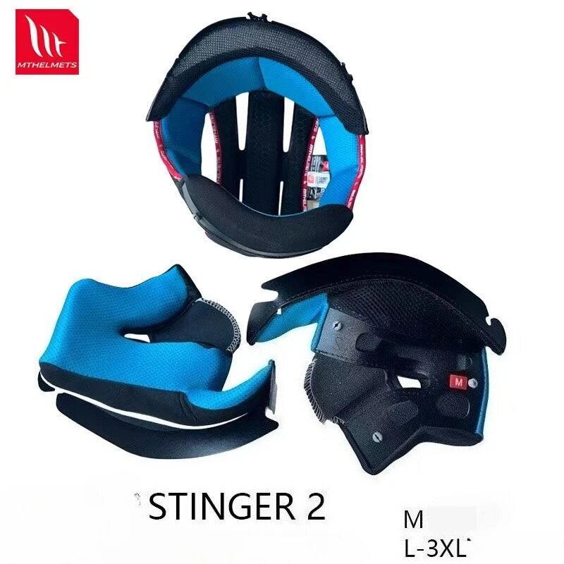 MT Stinger 2 Новый обновленный мотоциклетный шлем ECE2206 DOT Шлемы Stinger 2 Синий, М, Lining