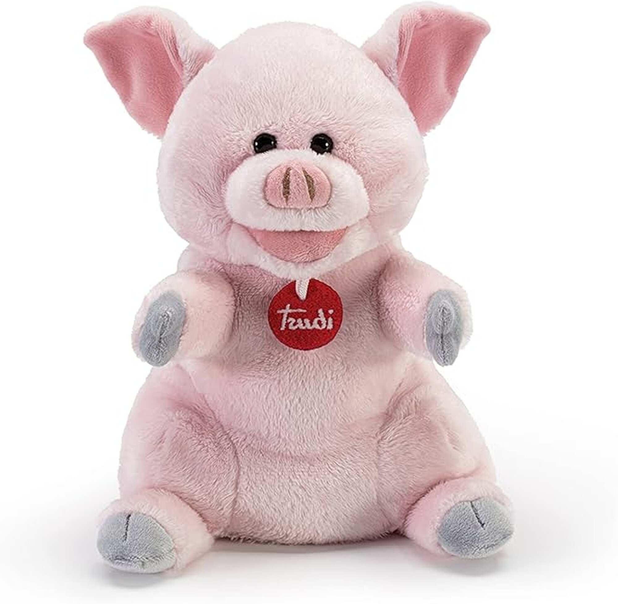 Мягкая игрушка Trudi - Игрушка-перчатка плюшевая розовая свинка, 26 см - 29624
