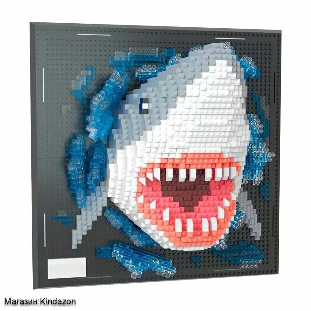 3D-панорамная мозаика из кубиков, модель настенной картины, конструктор-головоломка для мальчиков
