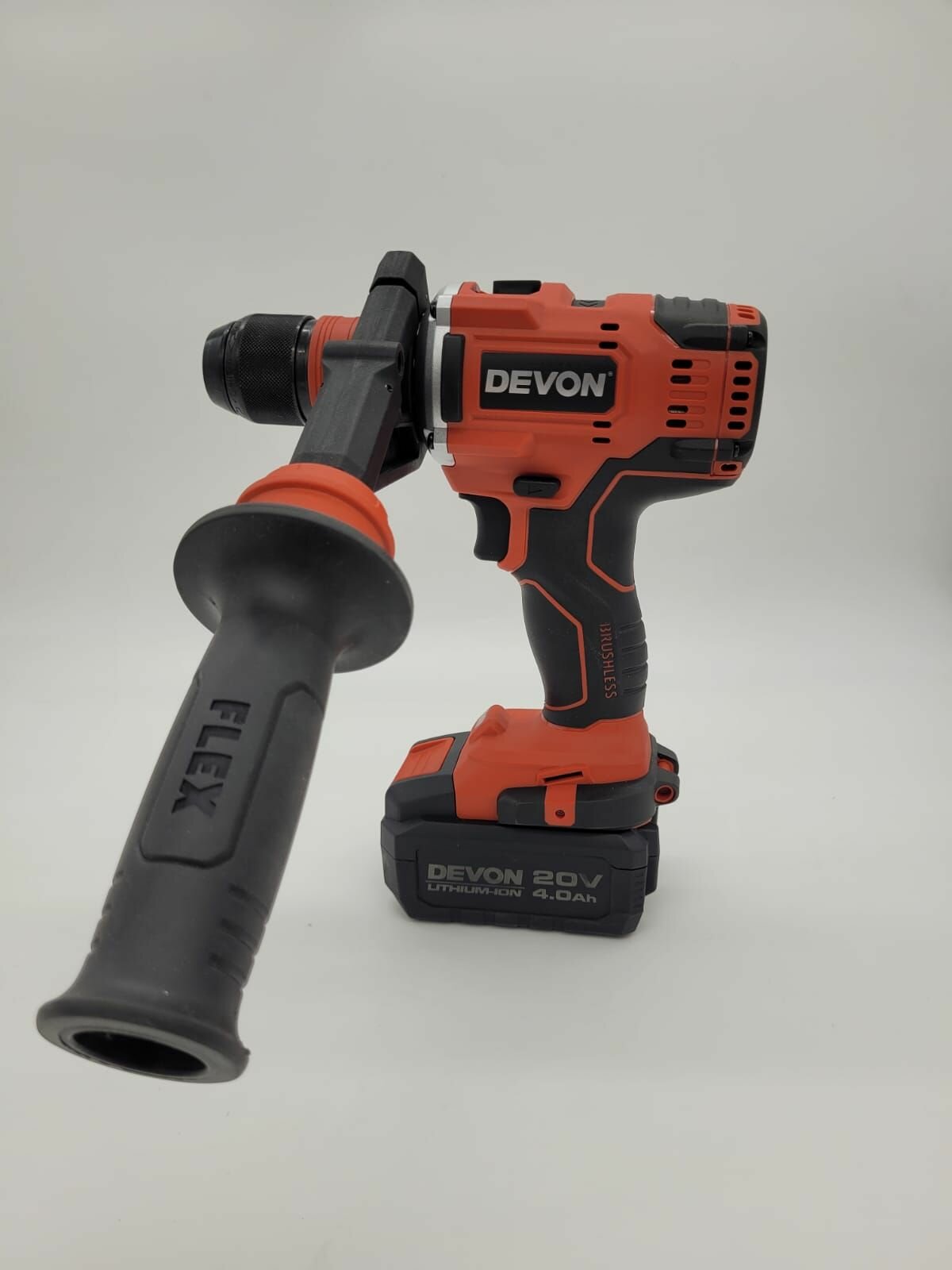 Аккумуляторный шуруповерт с 4-я механическими скоростями DEVON 5289-Li-20FS, 20 В, 120 Нм без аккумулятора и ЗУ