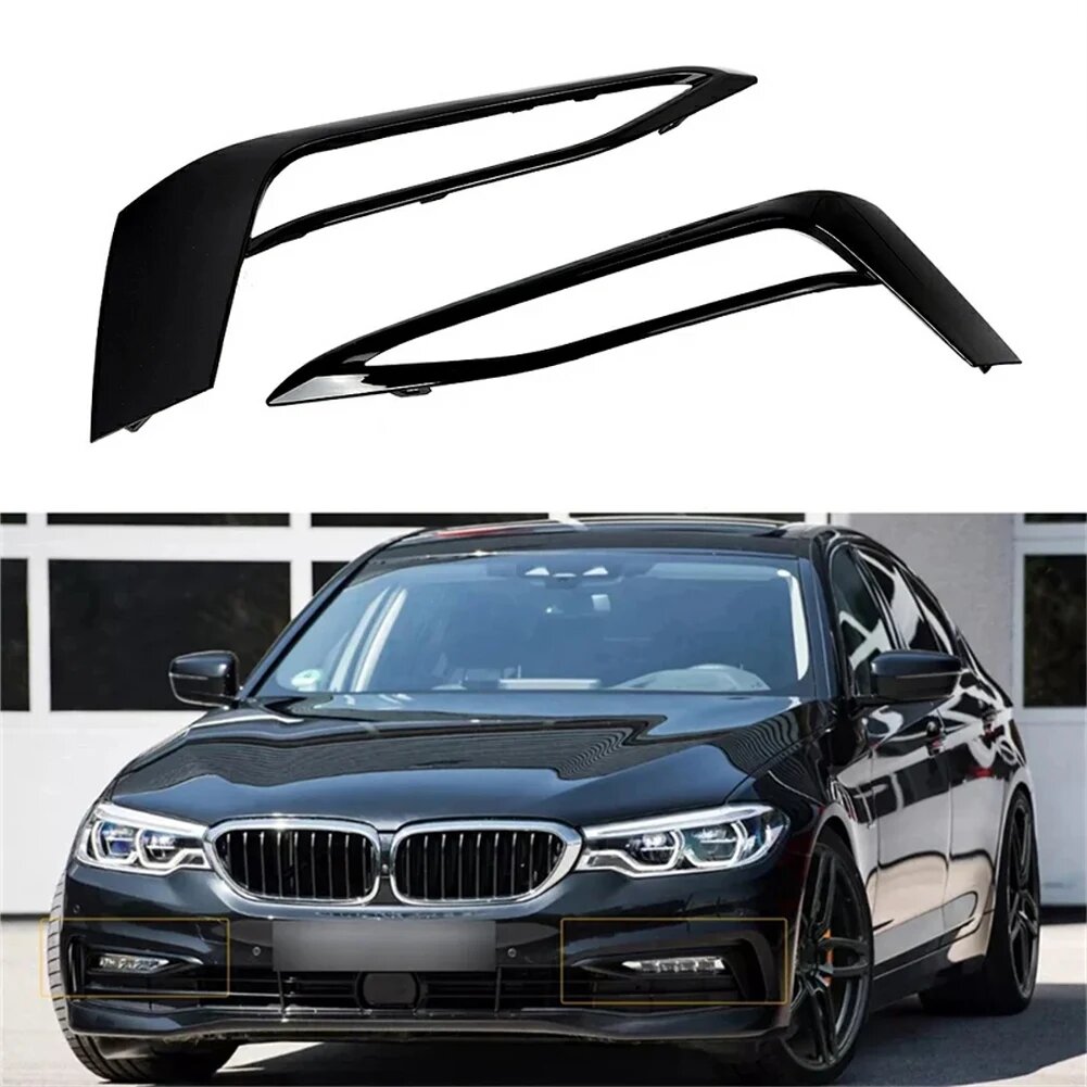 Передний бампер, противотуманная фара, накладка на веко для BMW, для 5 серии G30 G31 G38 17-20 51117385281 51117385282, внешние аксессуары
