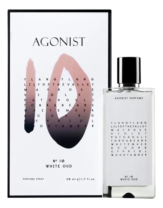 Agonist No 10 White Oud парфюмерная вода унисекс 50 мл древесный цветочно-мускусный аромат 2014 — фото 1