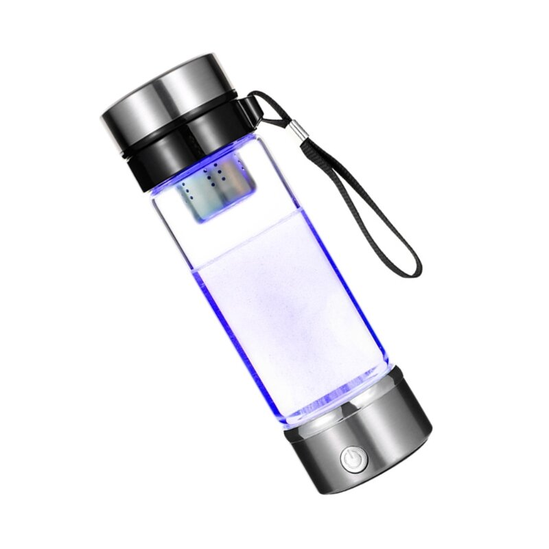 Бутылка Ионизатора воды H 420 мл Быстрый Электролиз за 3 минуты Практичная Чашка для воды Подходит для домашнего Офиса и путешествий