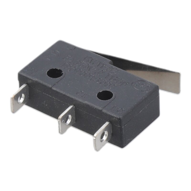 Микропереключатель 3Pin NO/NC Мини-Концевой выключатель 5A 250VAC M102-011 Роликовый Дуговой Рычажный Кнопочный Микропереключатель Черного Цвета