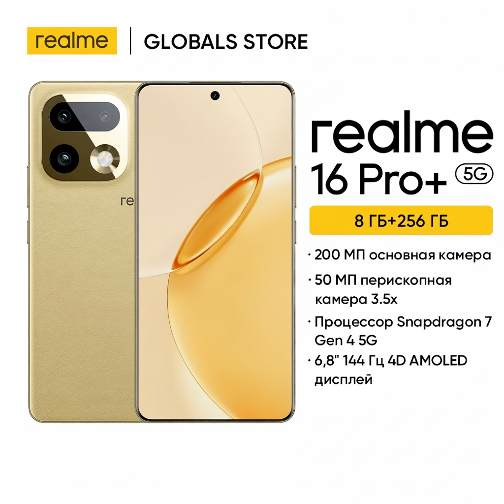 Смартфон Realme 16 Pro+ 5G, 8/256ГБ