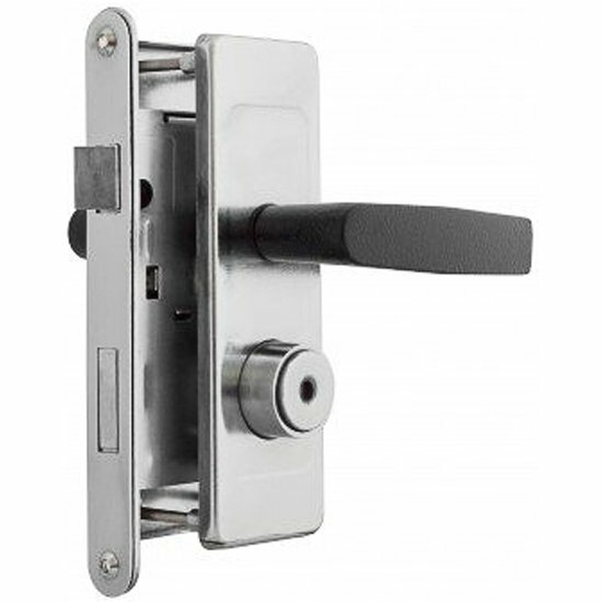 Замок врезной цилиндровый с защёлкой в комплекте с ручкой ЗВ4Д Зенит (Аналог ШО-25), 3 кл.