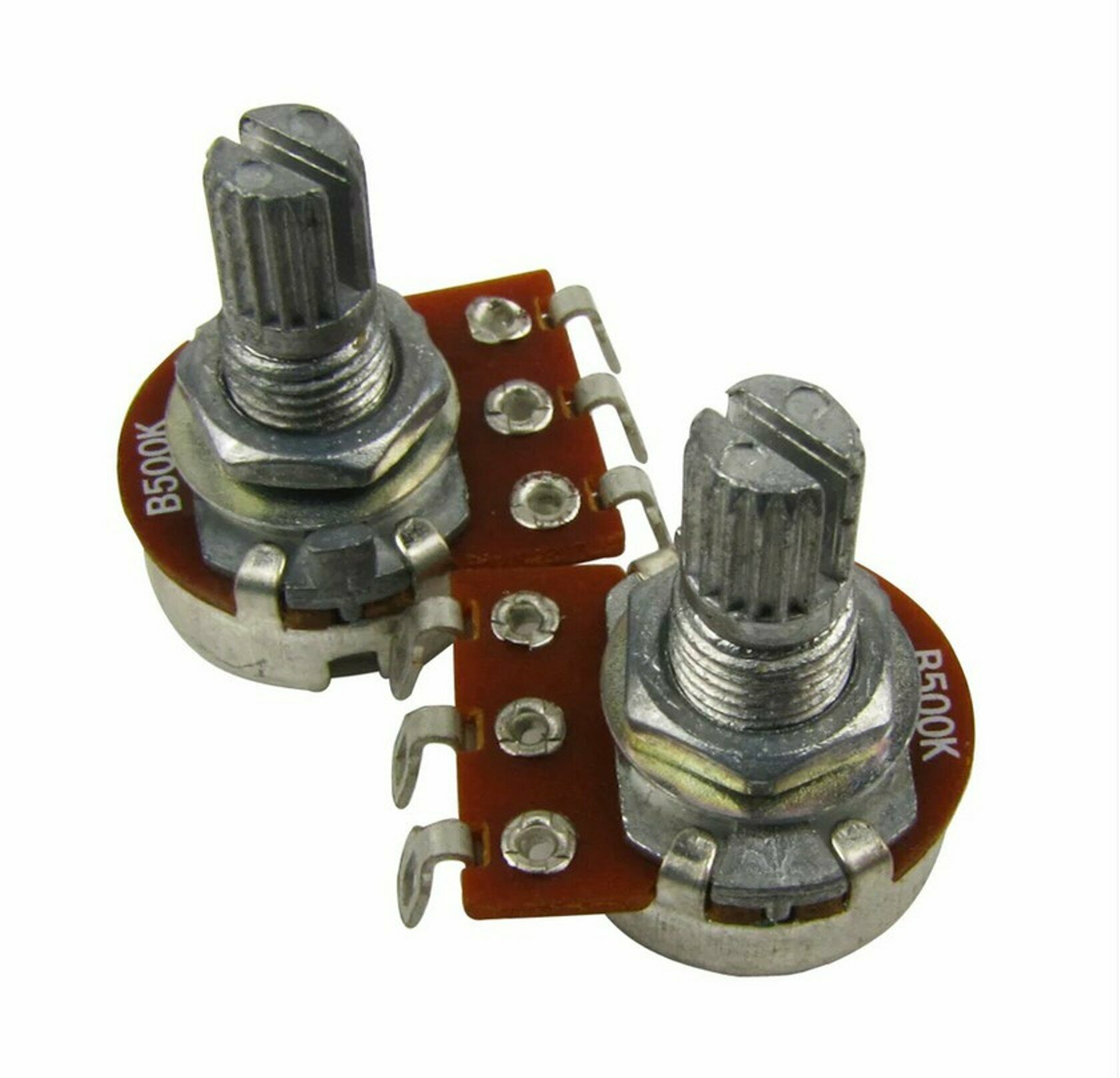 M281-2 Потенциометр громкости B500K линейная характеристика, 2шт, Musiclily