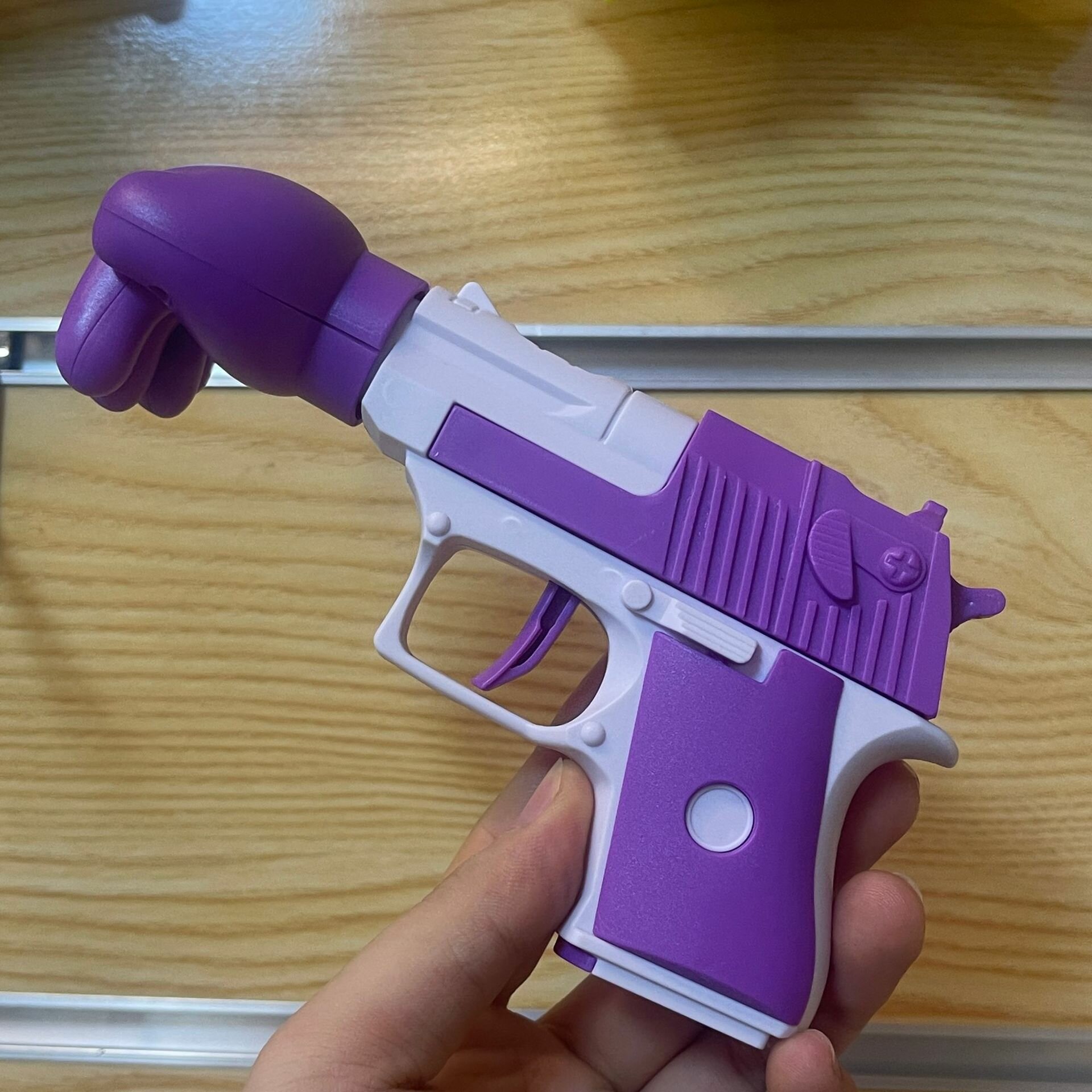 Новый пистолет для игры в камень-ножницы-ножницы, пистолет-морковка, антистрессовая игрушка, уникальная детская игрушка, оригинальный подарок.