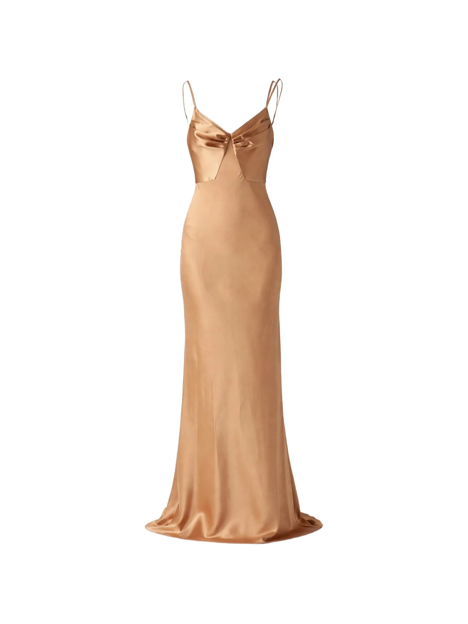 Платье Mermaid-silhouette satin maxi dress