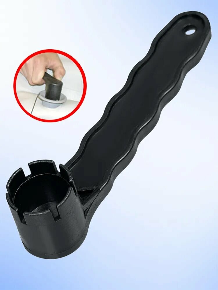 Ключ для клапана лодки пвх, 6 зубьев, с ручкой