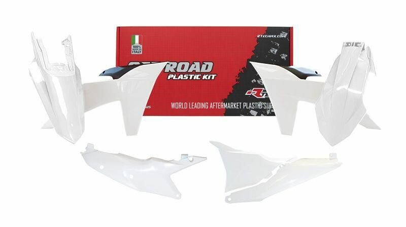 Комплект пластика KTM EXC, EXC-F, XC-W, XCF-W 150-500 24 бело-черный для мотоцикла