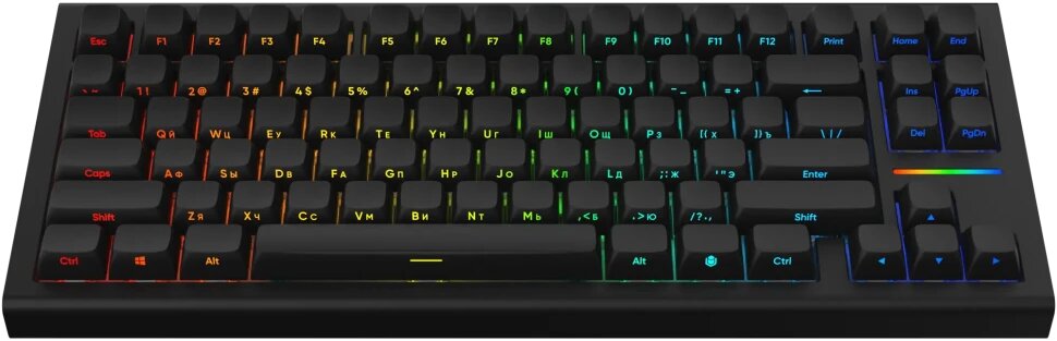 Клавиатура проводная IO by Red Square Type 84 Magnetic, магнитная, черный