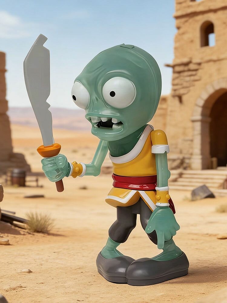 Новая игрушка Plants vs. Zombies Большой нож Monk Zombie-игрушка ручной работы