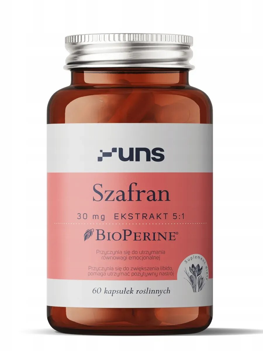 Шафран + BioPerine 60 капсул