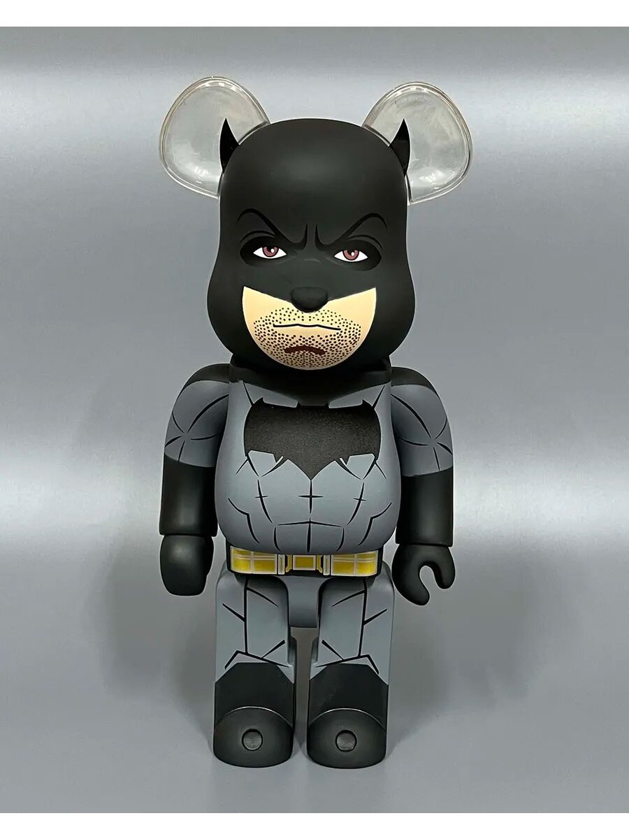 Bearbrick, статуэтка/фигурка, для интерьера, брутальный Бэтмен, пластик, 28 см