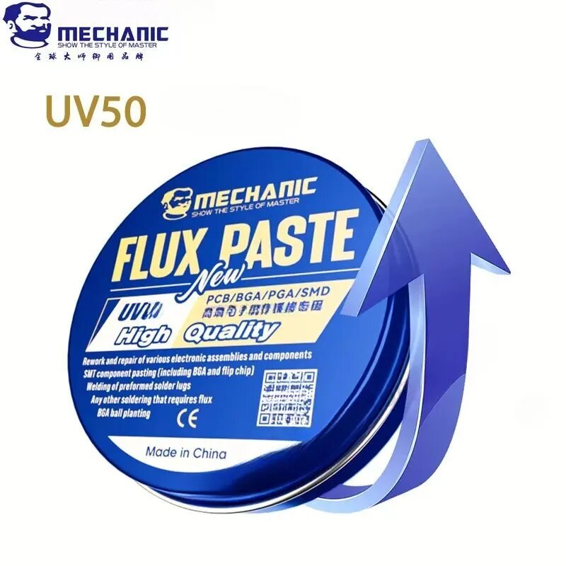 MECHANIC Не требующие отмывки сварочные флюсы, паяльная паста для ремонта печатных плат мобильных телефонов и пайки BGA