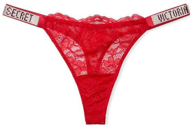 Женские трусы-стринги Victoria's Secret 9992742, Красный, L EU