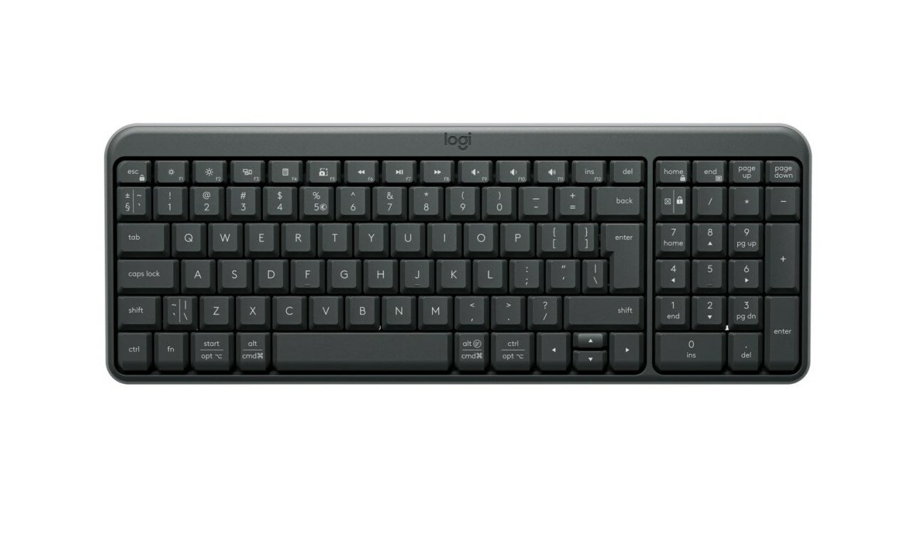 Беспроводная клавиатура Logitech K250 Compact, графит