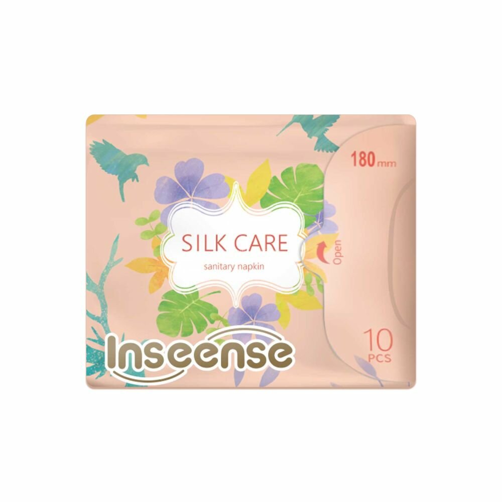 Прокладки ежедневные Inseense Silk Care 180мм 10шт.