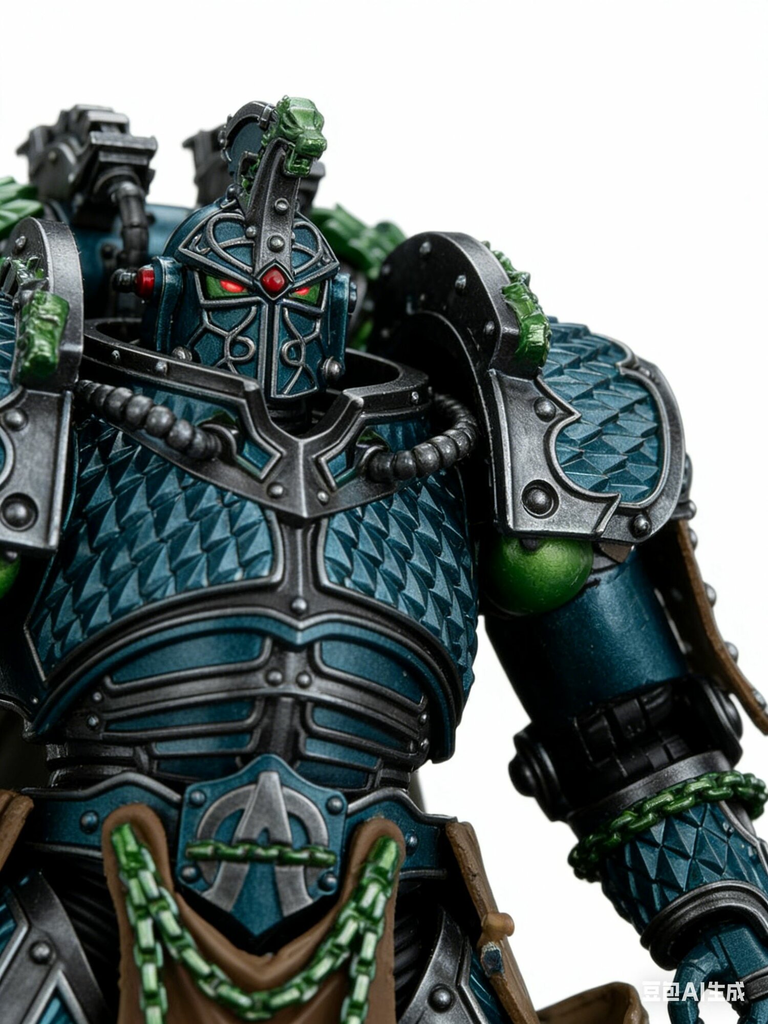 Подвижная фигурка JOYTOY Warhammer 40K 1/18 Action Figures Alpha Legion Alpharius, Primarch of the XXth Legion Model Toy Gift Free Shipping