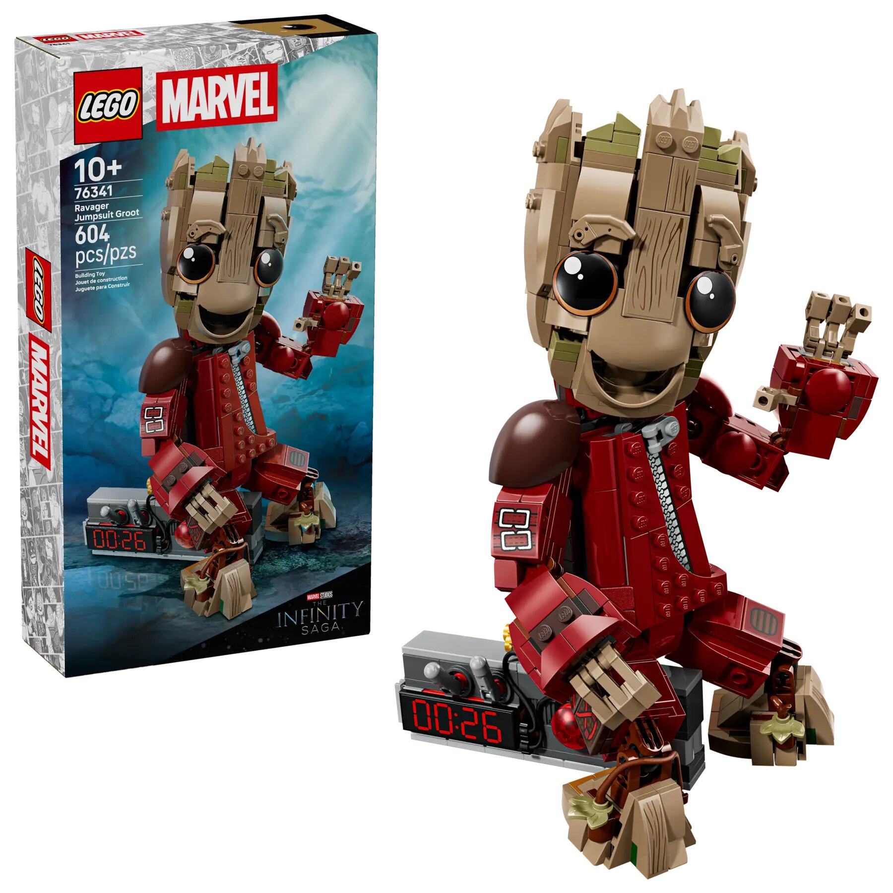 Конструктор LEGO Marvel SUPER HEROES - Грут в костюме Разрушителя 76341